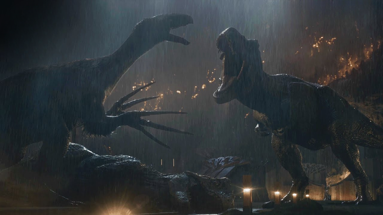 T.Rex Vs The Giganotosaurus (Full Fight) | Jurassic World Dominion 4k HDR
