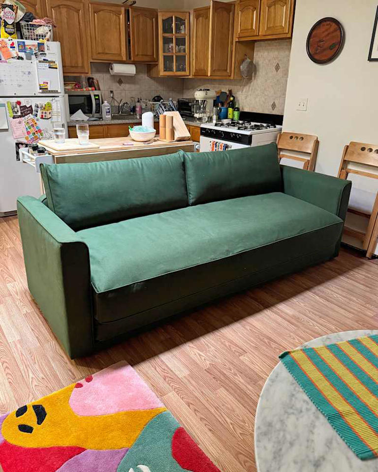 This might be the best sleeper sofa I've ever tried, and it fits in my ...