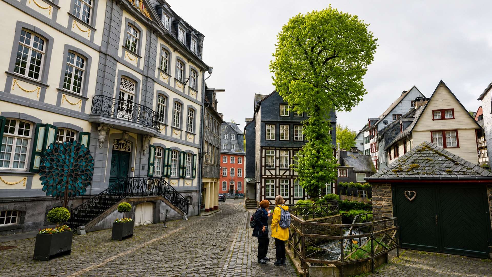 Discover Monschau Germany on a magical morning walk (4K)