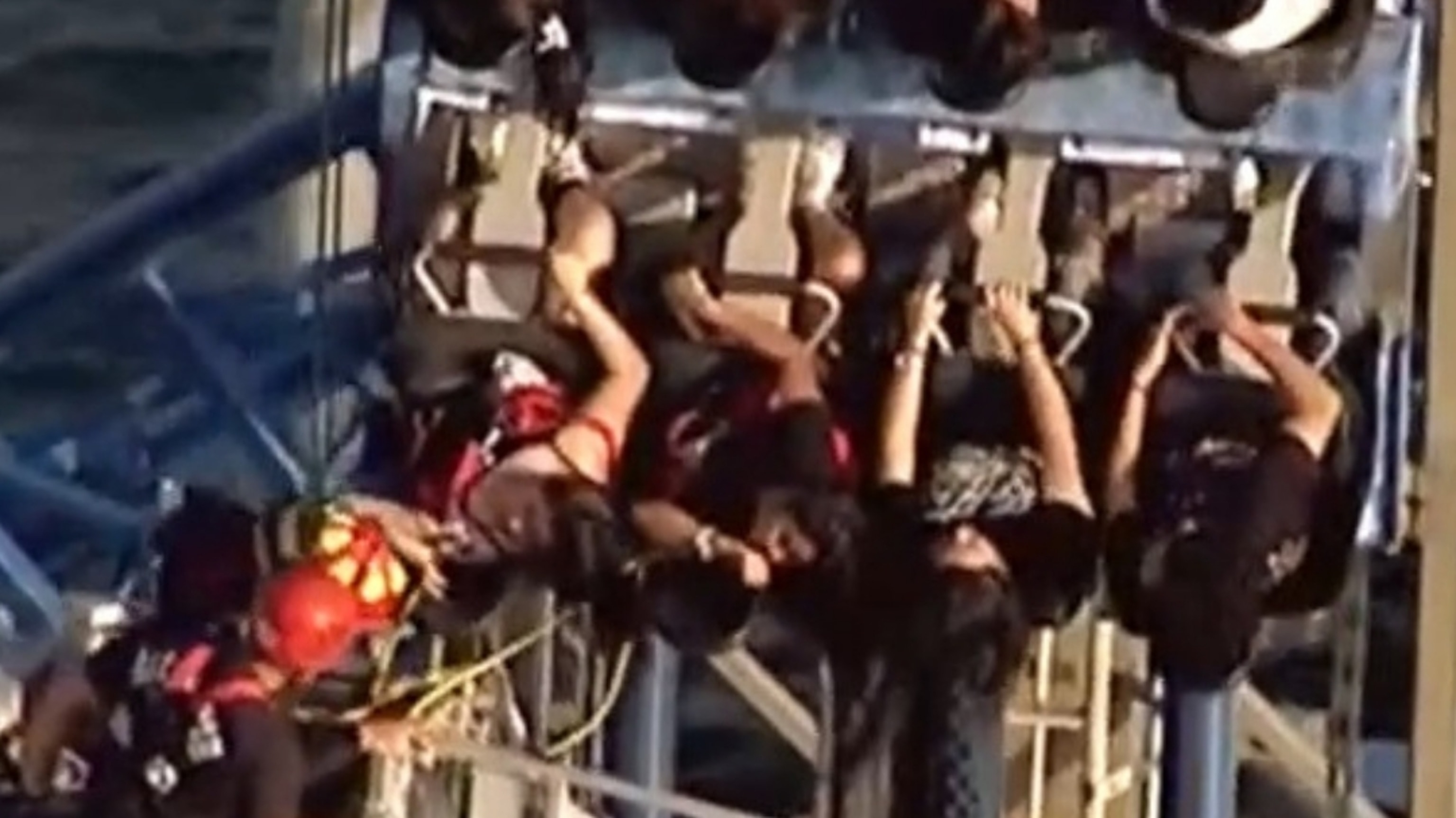 Roller coaster riders in Texas rescued after getting stuck for hours ...