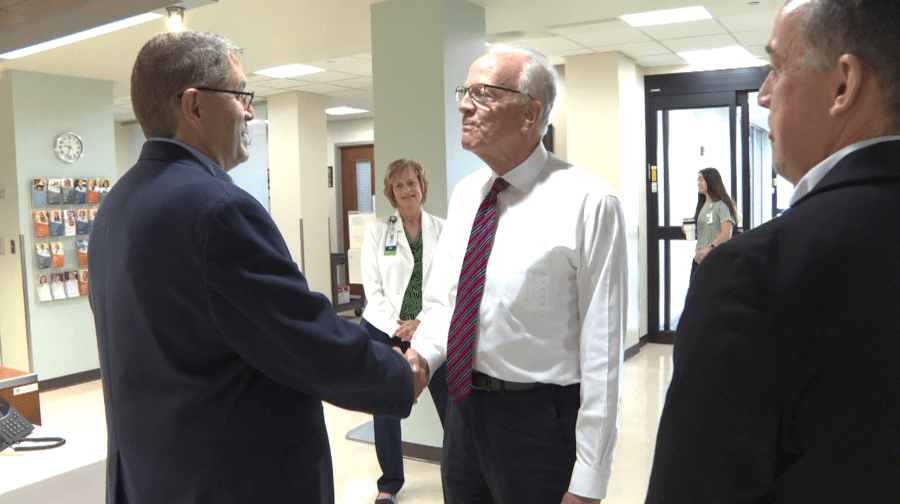 Senator Moran visits Mercy Pittsburg, backs ER upgrade