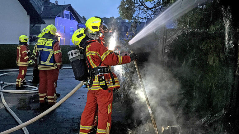 Freitagabend in Eichen: Unwetter und Brand zur gleichen Zeit (mit Video)