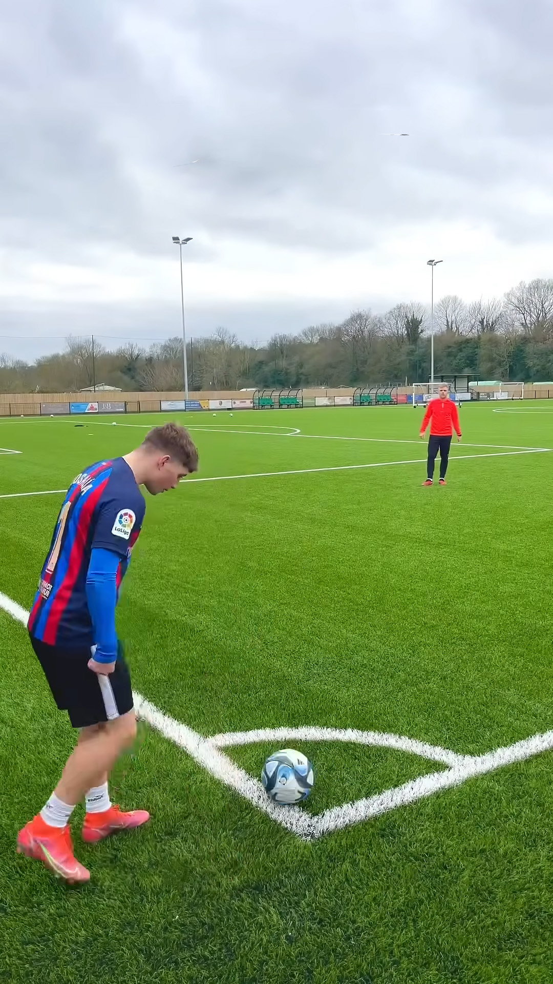 Testing who has the best soccer ball touch
