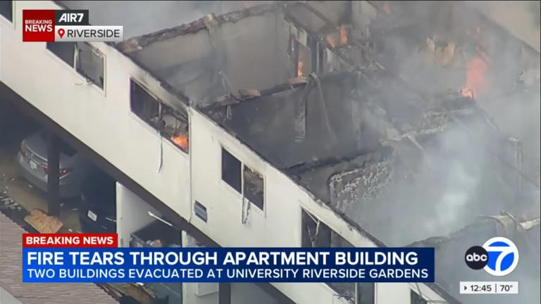 UC Riverside students left homeless as massive fire rips through ...