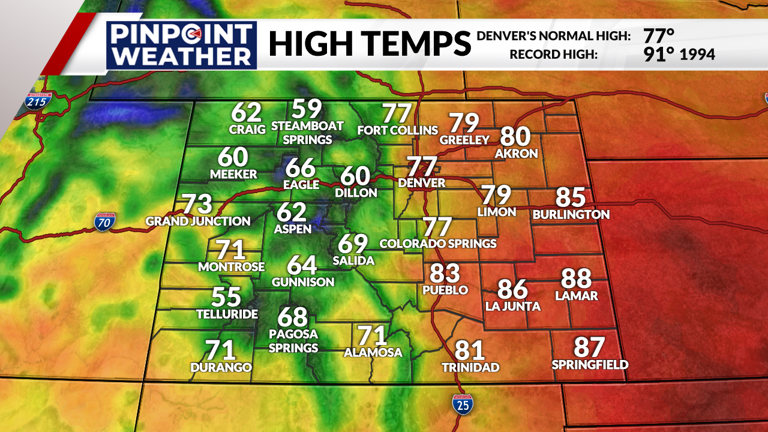 Denver weather: Warm weather to end May