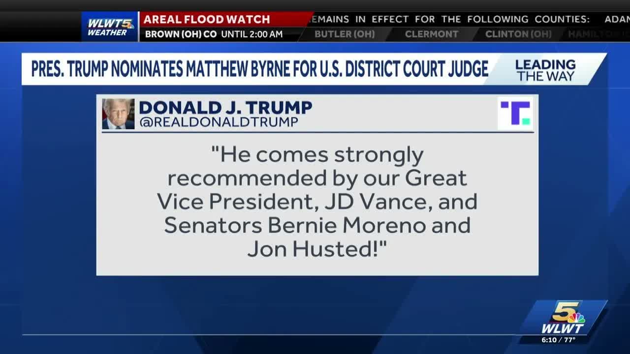 President Trump nominates Warren County man to US District Court