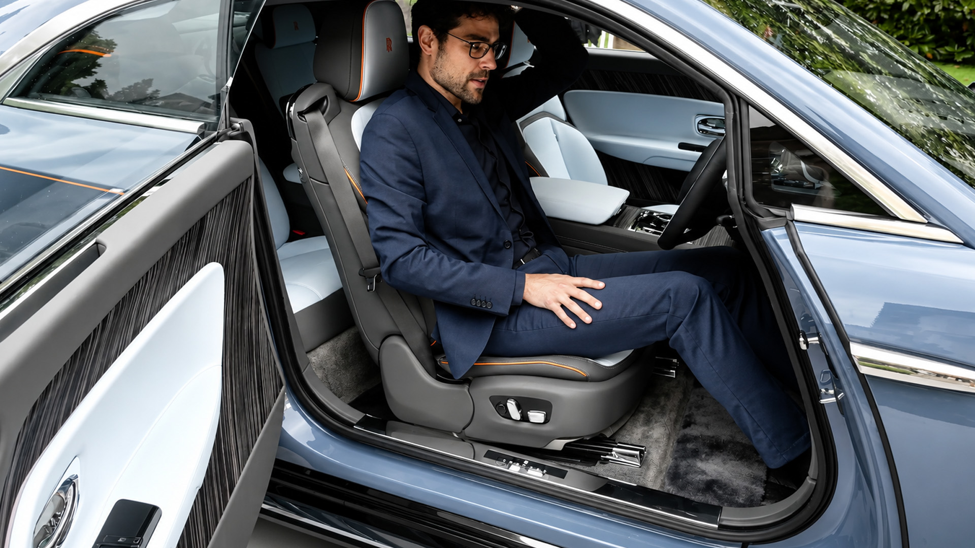 Sitting inside the Rolls-Royce Spectre brings luxury into the modern era