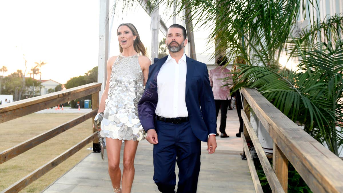 Donald Trump Jr. shares wedding video featuring Bettina's dress and ...