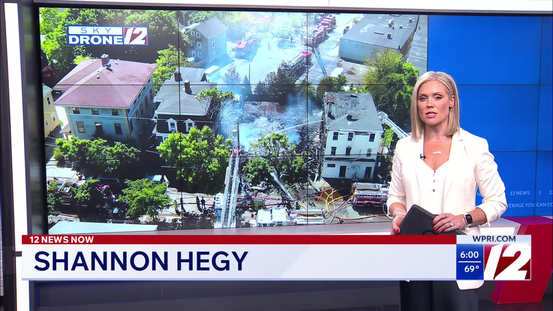 Multi-family home collapses during fire in Providence