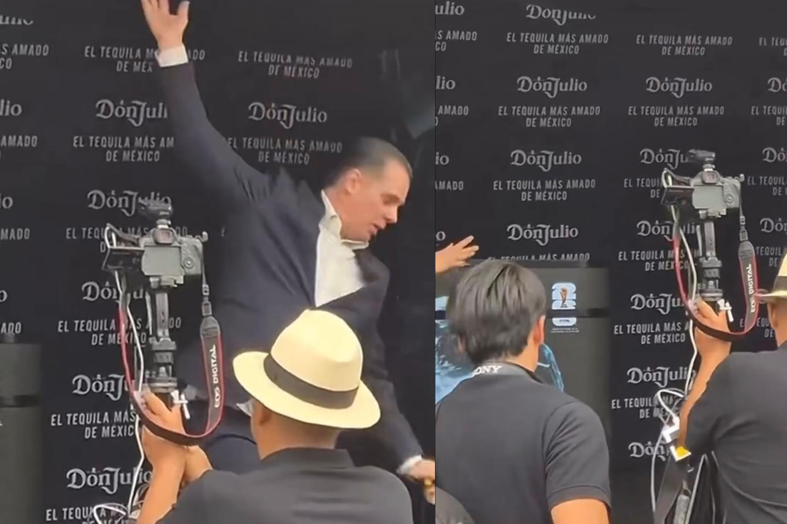 Narrador al suelo: Martinoli cae y su humor incendia las redes