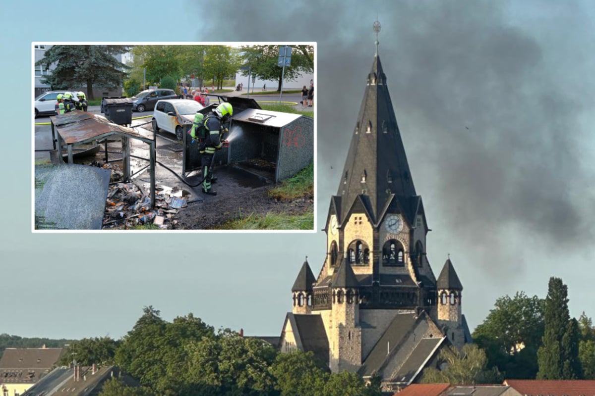 Feueralarm in Chemnitz: Haben hier Kinder gezündelt?