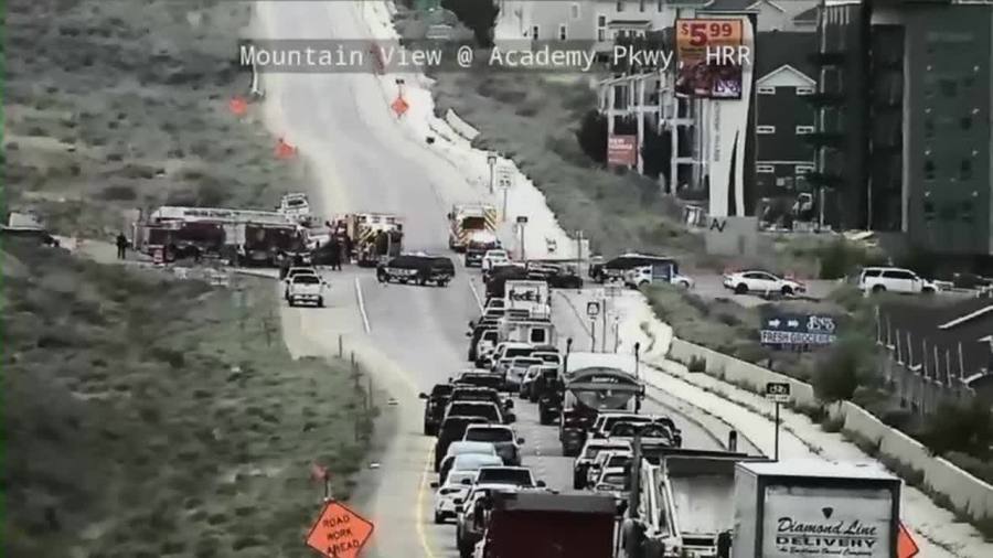 Traffic alert: Northbound Mountain View Corridor closed near Rosecrest ...