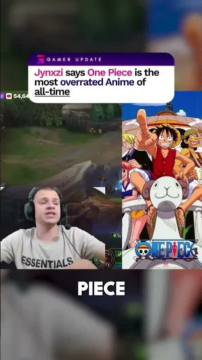 Jynxzi calls One Piece the most overrated anime ever!