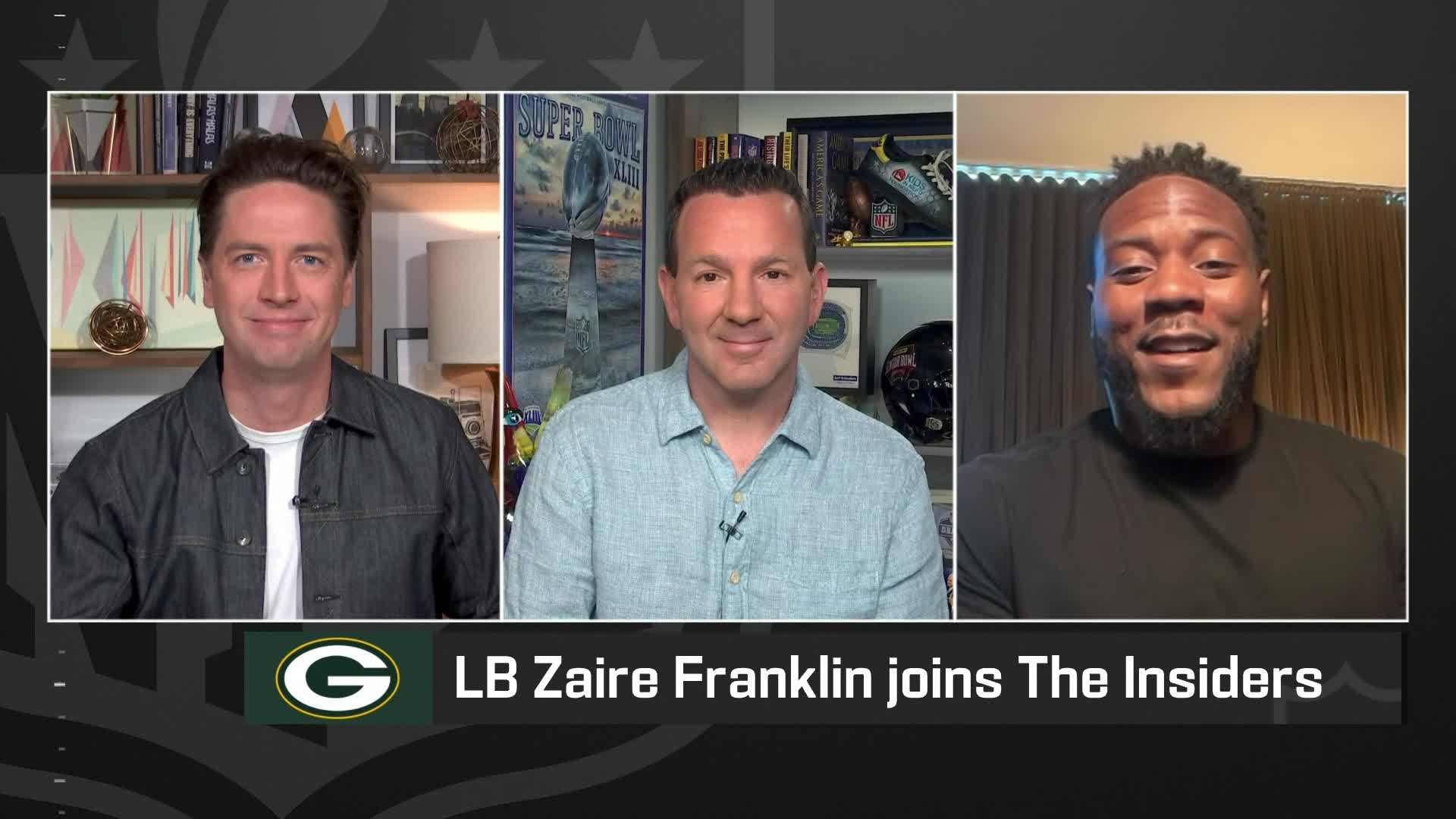 Zaire Franklin reacts to joining the Packers 'The Insiders'