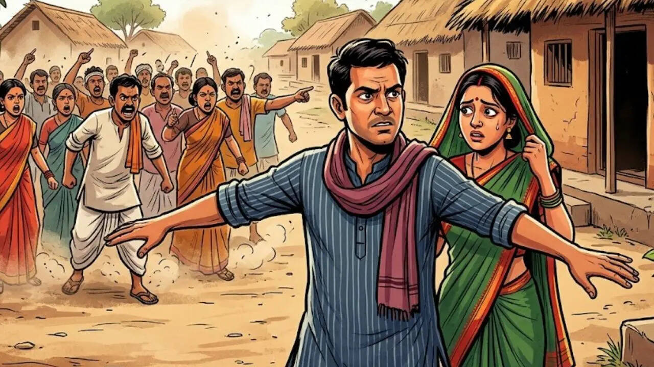 Branded a 'witch', hunted by mob: Man dies shielding wife in Gujarat's ...