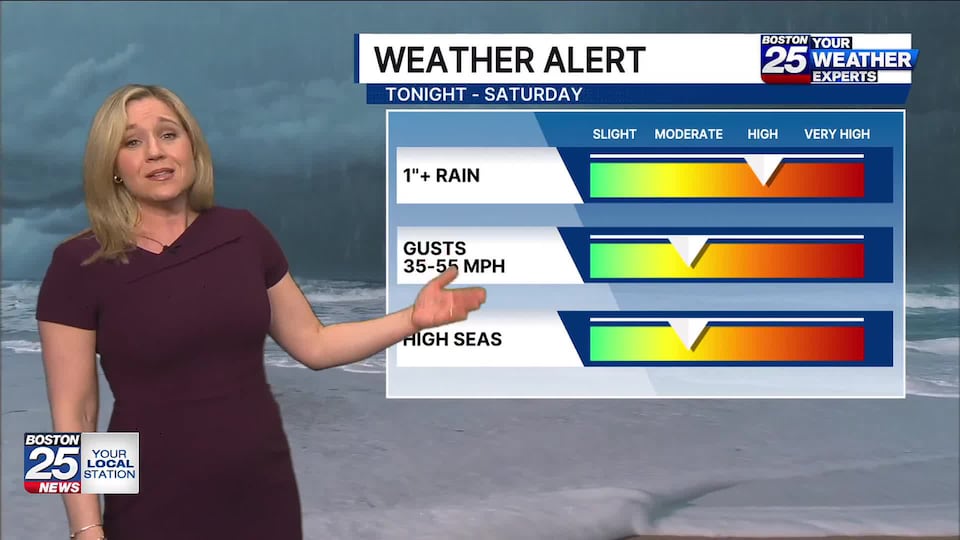 Boston 25 Friday late night weather forecast
