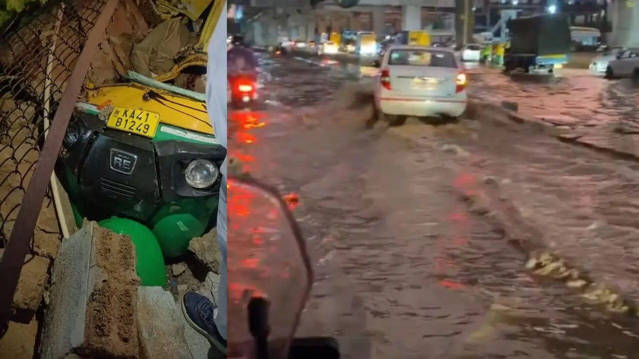 Rain havoc in Bengaluru: Man killed after wall crashes on auto