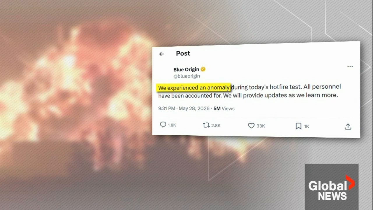 Blue Origin investigates rocket explosion