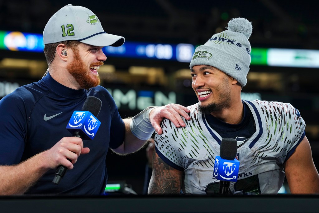 Seahawks QB Sam Darnold reveals what makes Jaxon Smith-Njigba so great