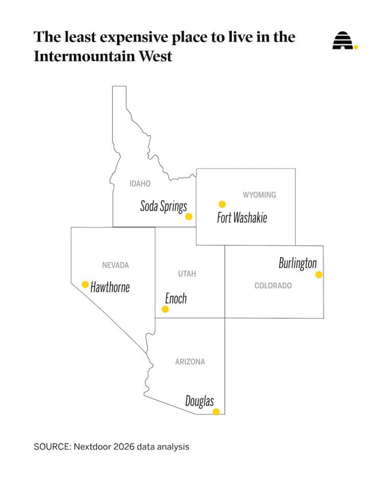 Here are the Intermountain West’s most affordable places to live