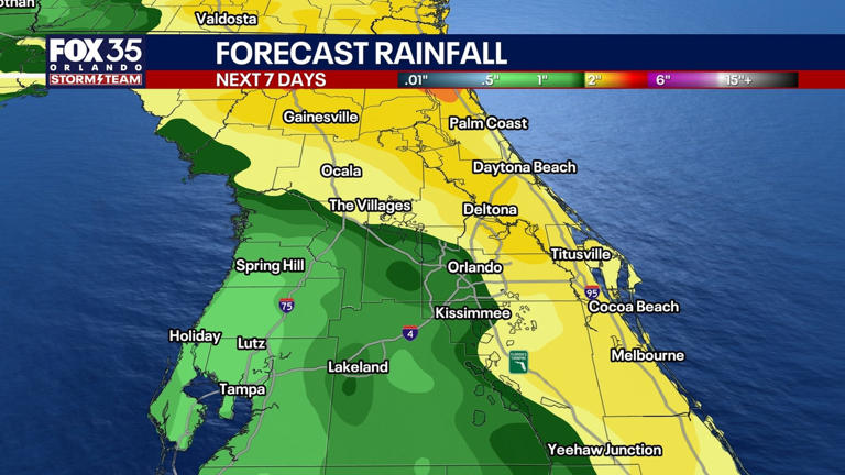 Orlando weather: Heavy rain, flooding concerns increase this weekend as ...