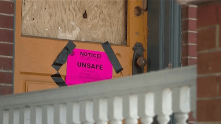 Fire rips through Lancaster row homes, leaves families displaced