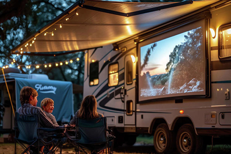This DISH setup lets campers watch live TV almost anywhere