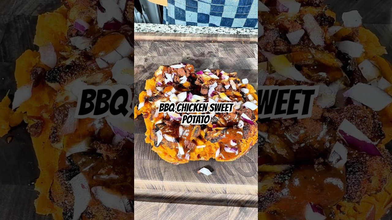 BBQ chicken sweet potato - Stupid Simple Sundays ep 4! (582 cals, 62g ...