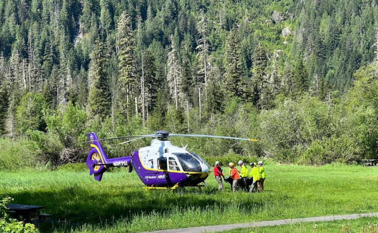 Drill prepares first responders for disaster at Big Four Ice Caves