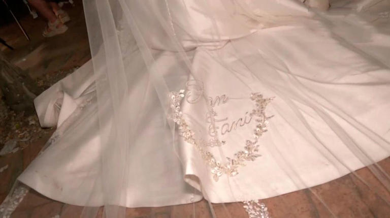 Fani desvela el detalle sorpresa del vestido de su boda con Fran: "No ...