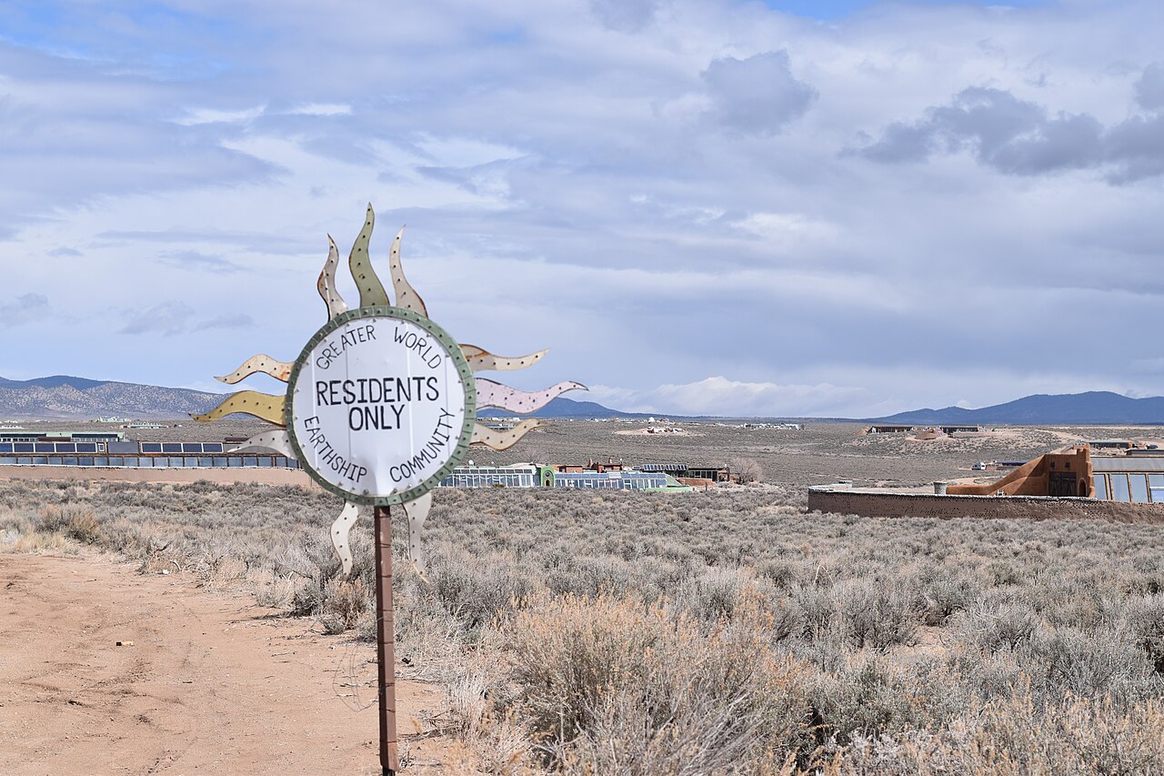 Just outside Taos, an entire neighborhood runs on sunlight, rainwater ...