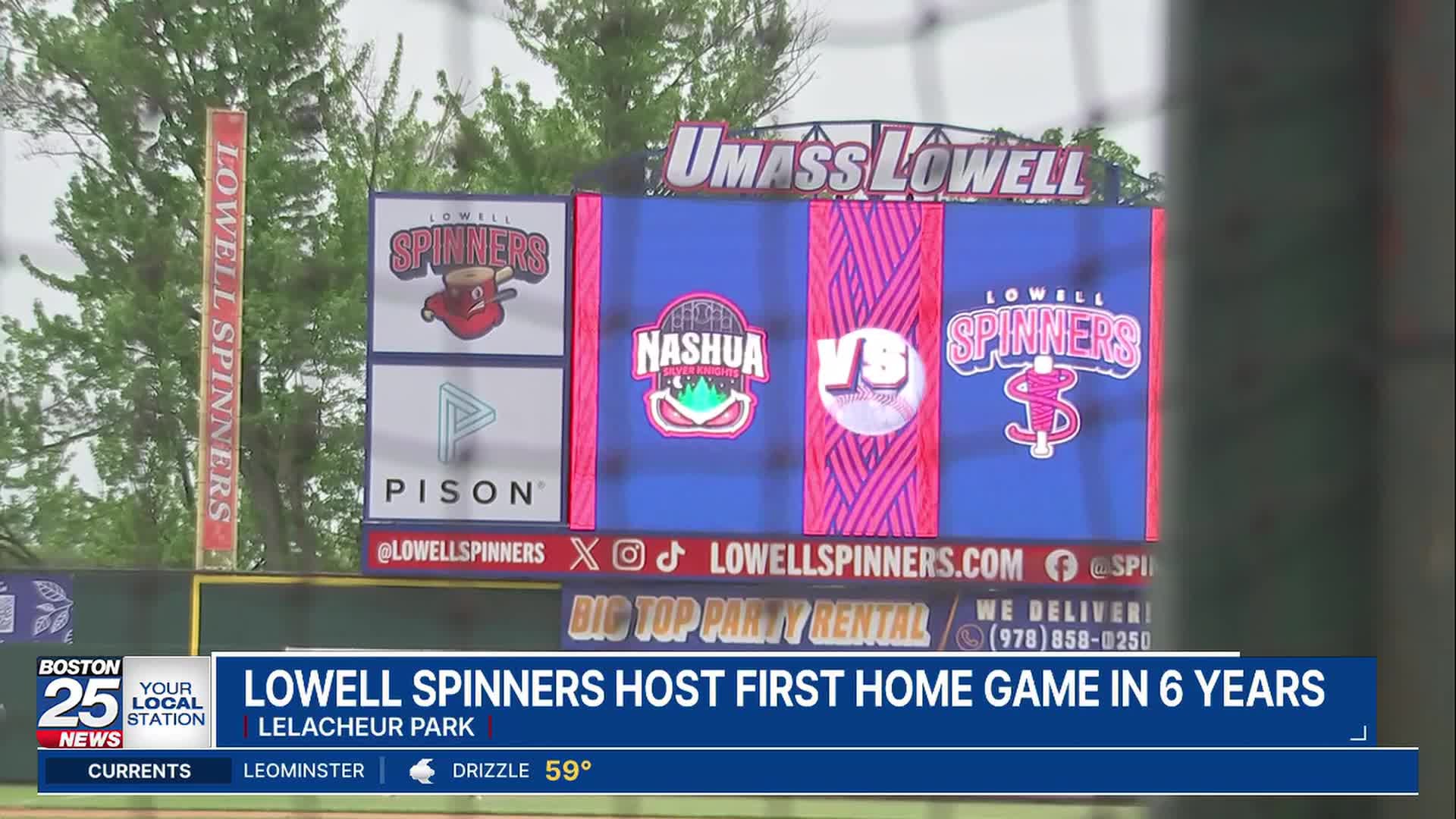 Lowell Spinners baseball returns in sold-out home opener after six-year ...