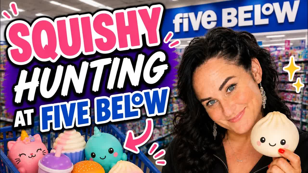 Squishy hunting adventure at Five Below! Unboxing Galaxy Dumplings!