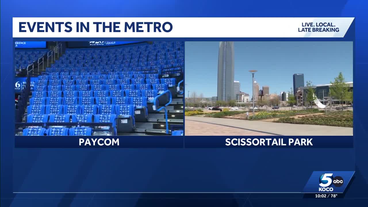 Crowds expected in downtown OKC for Thunder game and Scissortail Park ...