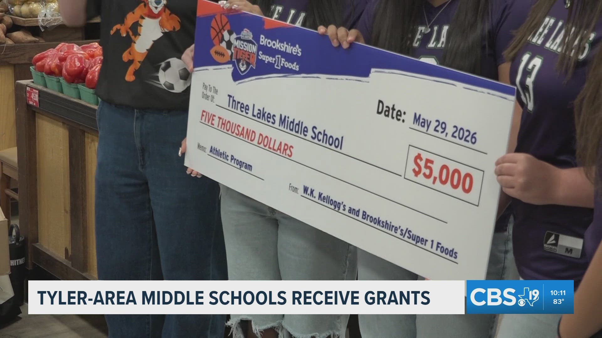 Tyler-area middle schools receive funding boost for athletic programs