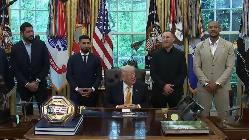 Trump acquired UFC parent company stock ahead of White House bout ...