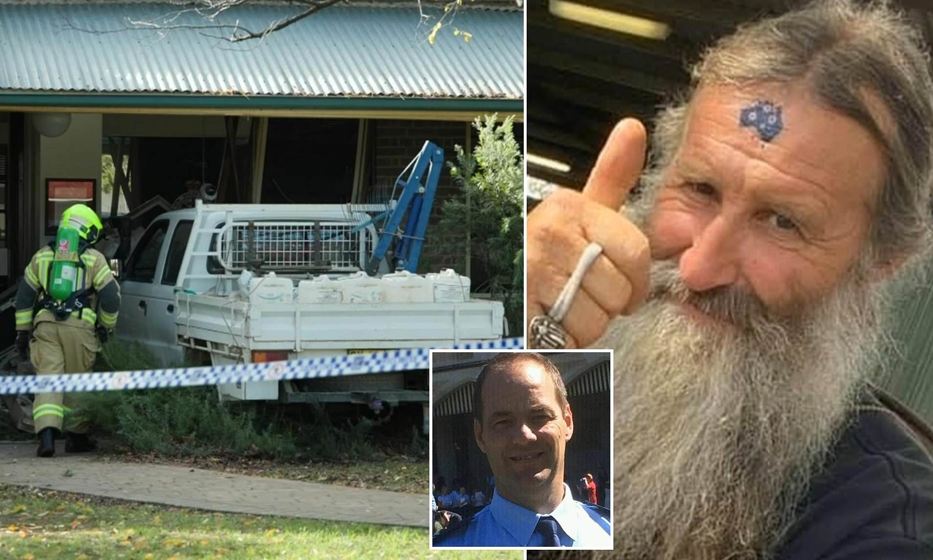 Suspected sovereign citizen allegedly crashes cop's farewell party