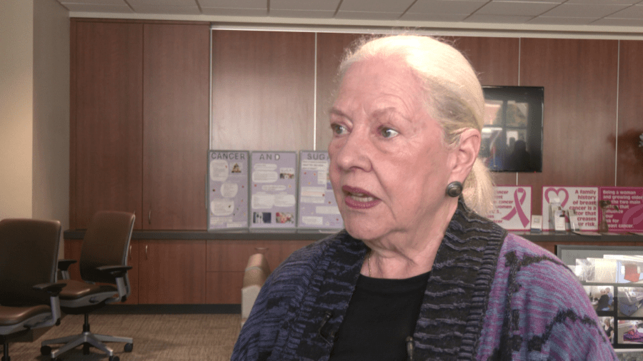 Former Sparrow cancer center patient unveils waiting room art piece