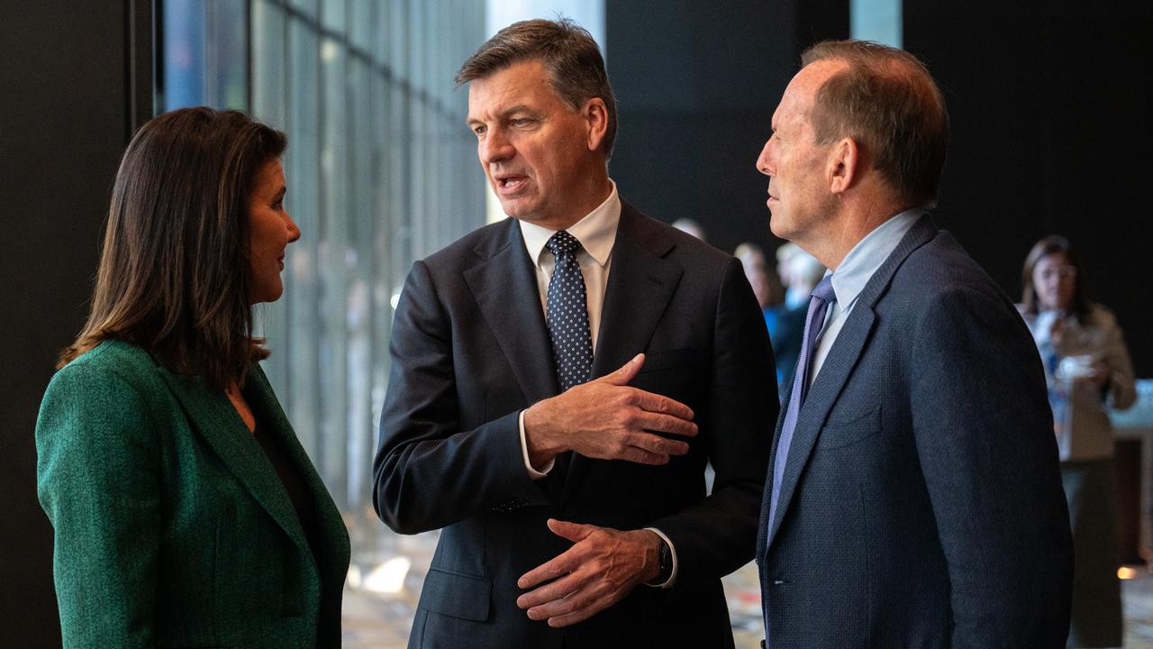 Angus Taylor draws 'battle lines' in key party address