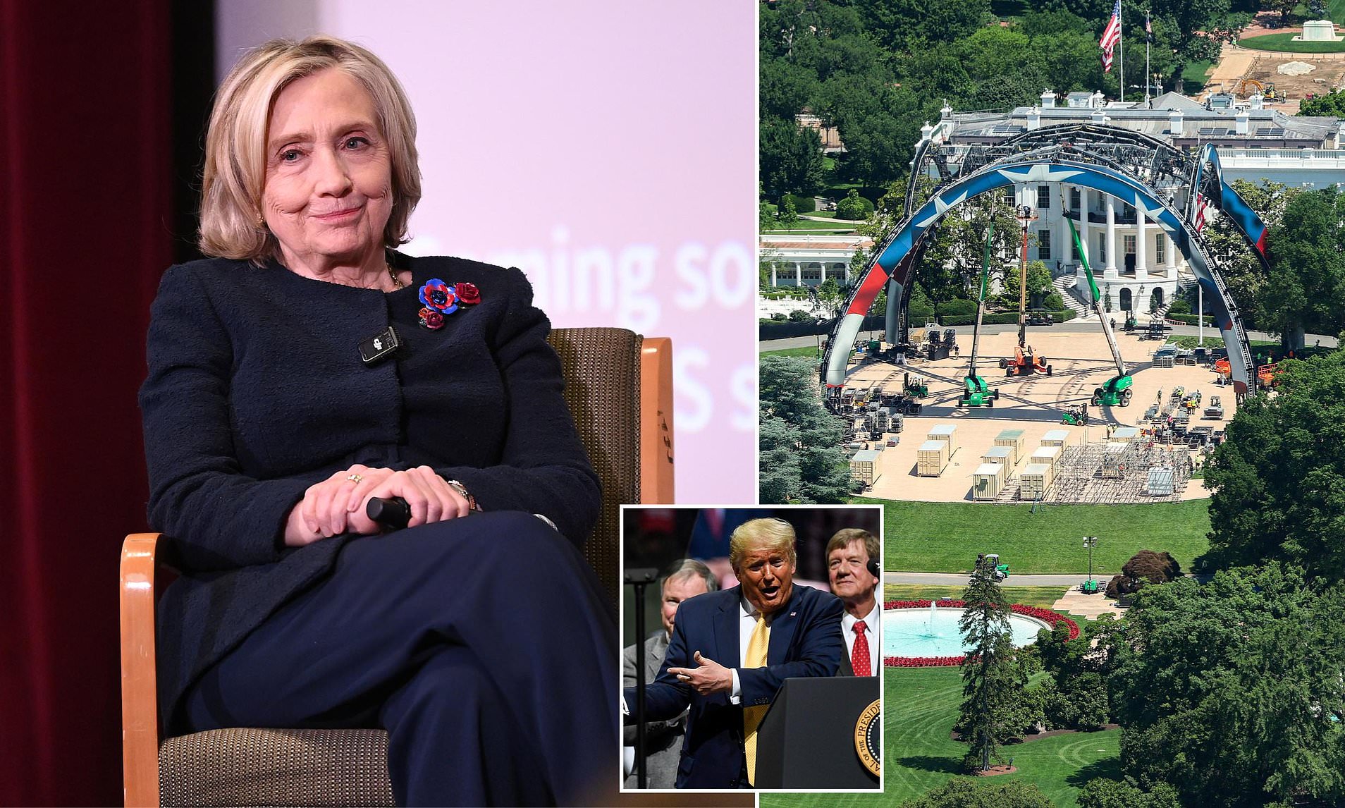 Hillary Clinton's swipe at Trump's treatment of the White House with ...