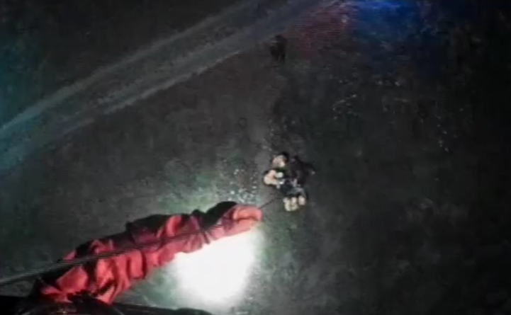 Coast Guard releases video of cave rescue at a Santa Cruz County beach