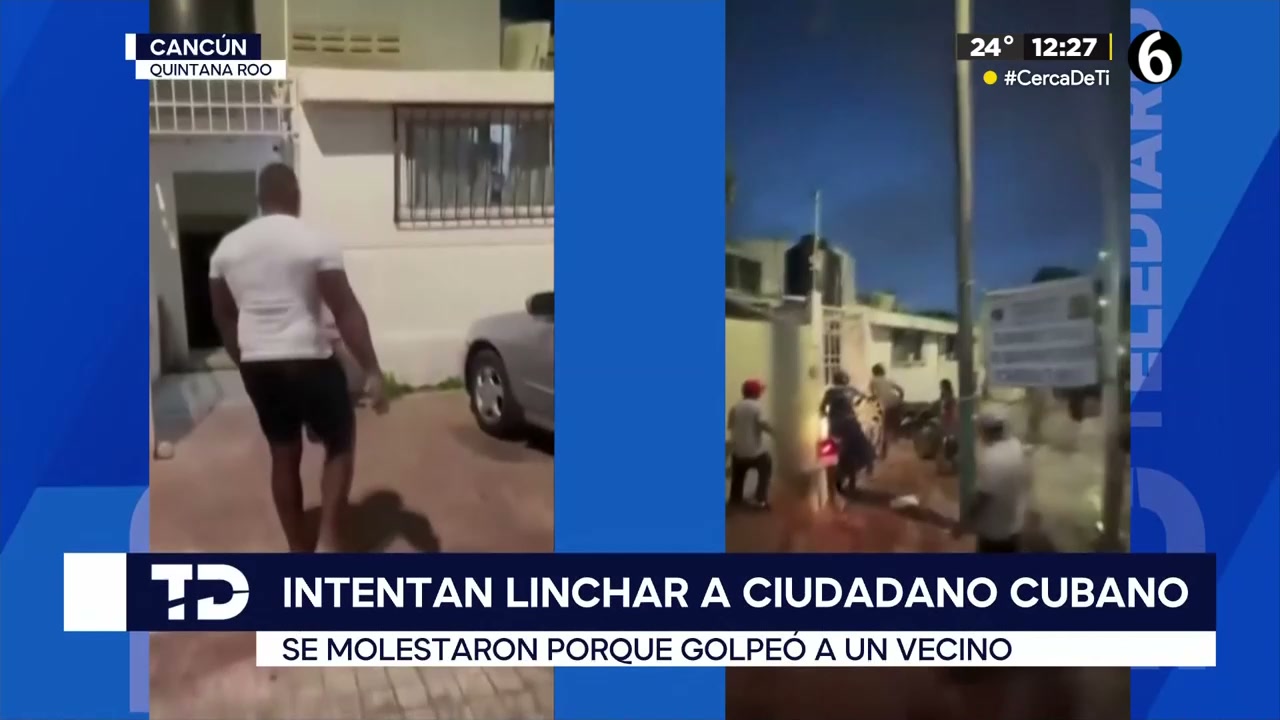 Linchamiento en Cancún: Vecinos intentan quemar a extranjero tras agresión