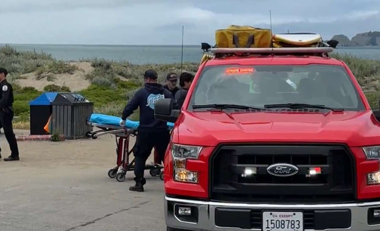 Fisherman critically hurt after sneaker wave hits SF.'s Baker Beach