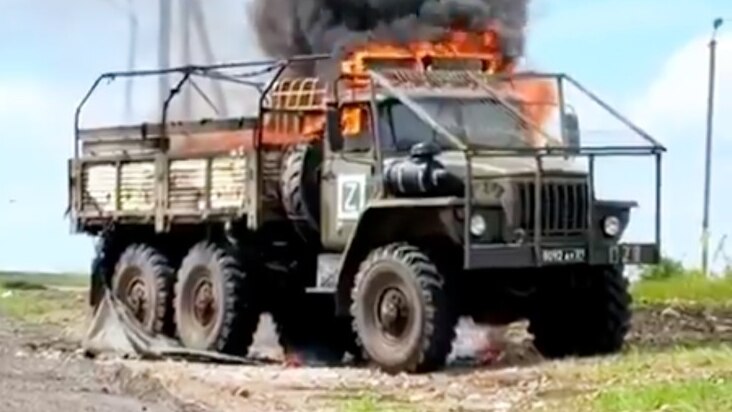This road was Russia's key logistics route but now it's a 'highway to hell'