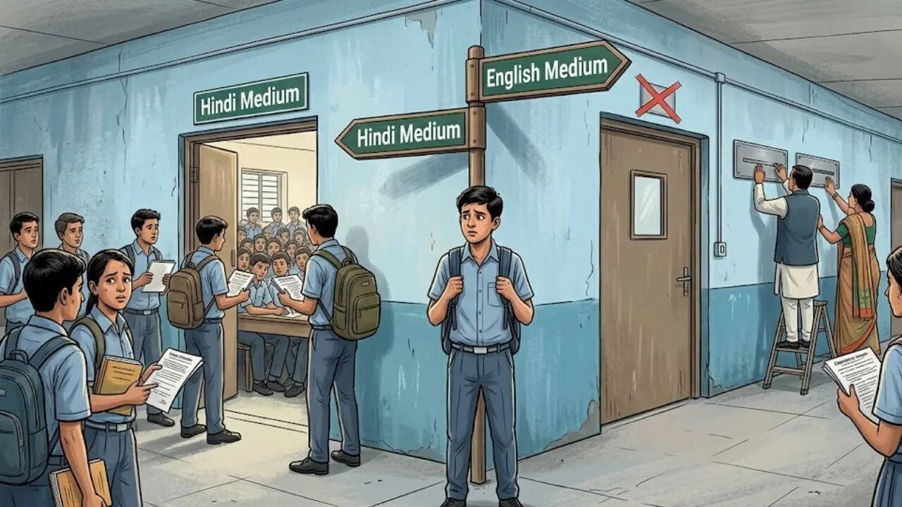 How English-to-Hindi shift in many govt schools has Delhi parents, kids ...