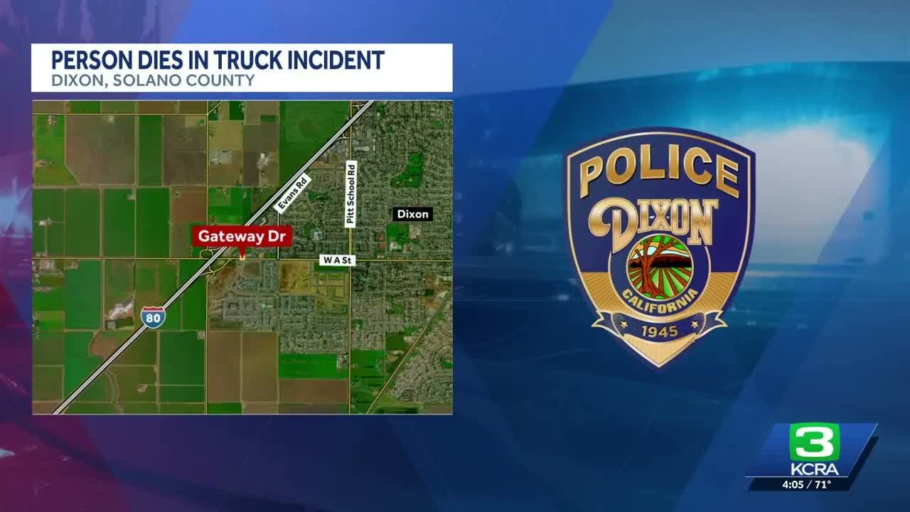 Person dies in industrial truck accident in Dixon
