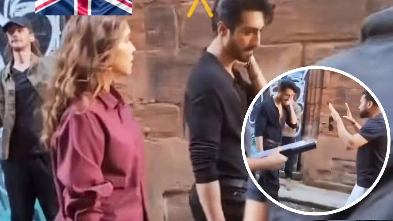 Ahaan Panday and Sharvari spotted filming Ali Abbas Zafar's next; first ...