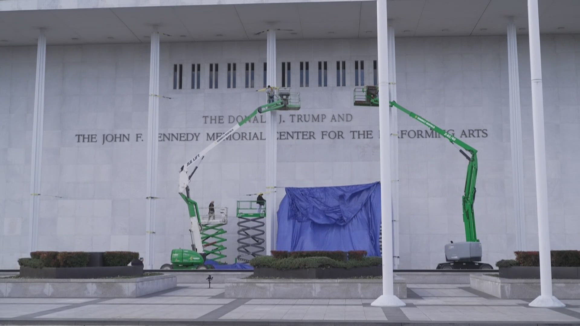 Judge orders Trump name removed from Kennedy Center