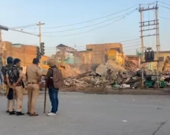 Faridabad demolition drive: Mosque, temples razed to clear path for ...
