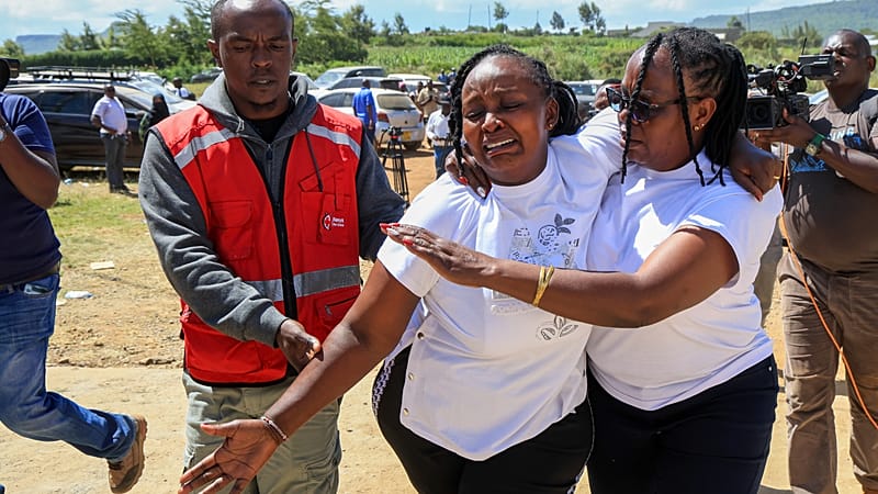 Parents of Kenya school fire victims await official identification